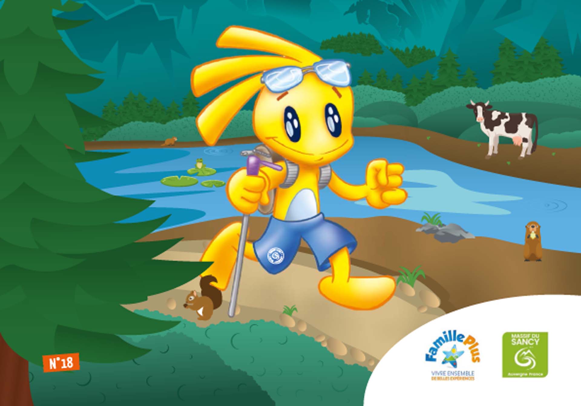 Tibou Mag, the magazine of Tibou, the Sancy mascot